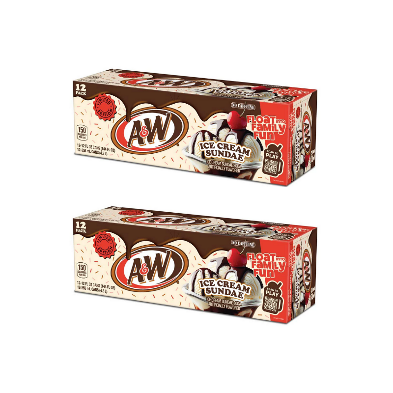 A&W Ice Cream Sundae Soda - Cremig-süßer Softdrink aus den USA ...