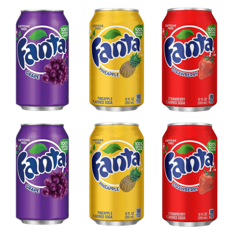 Fanta Grape Fanta Pineapple Fanta Strawberry im Sparpack kaufen ...